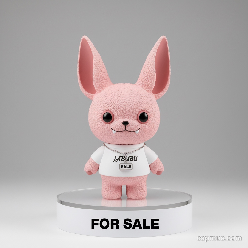 Labubu Sale Pink Collectible Figure - $65 | For Sale at Stanford ...